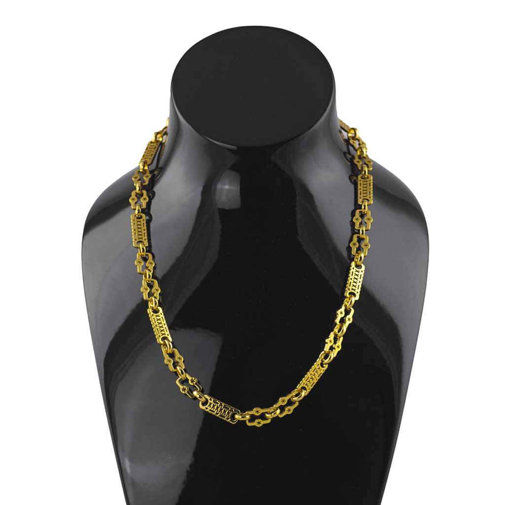 18ct Gold Bonded XL Lego Bracele - JV Jewellers & Pawnbrokers