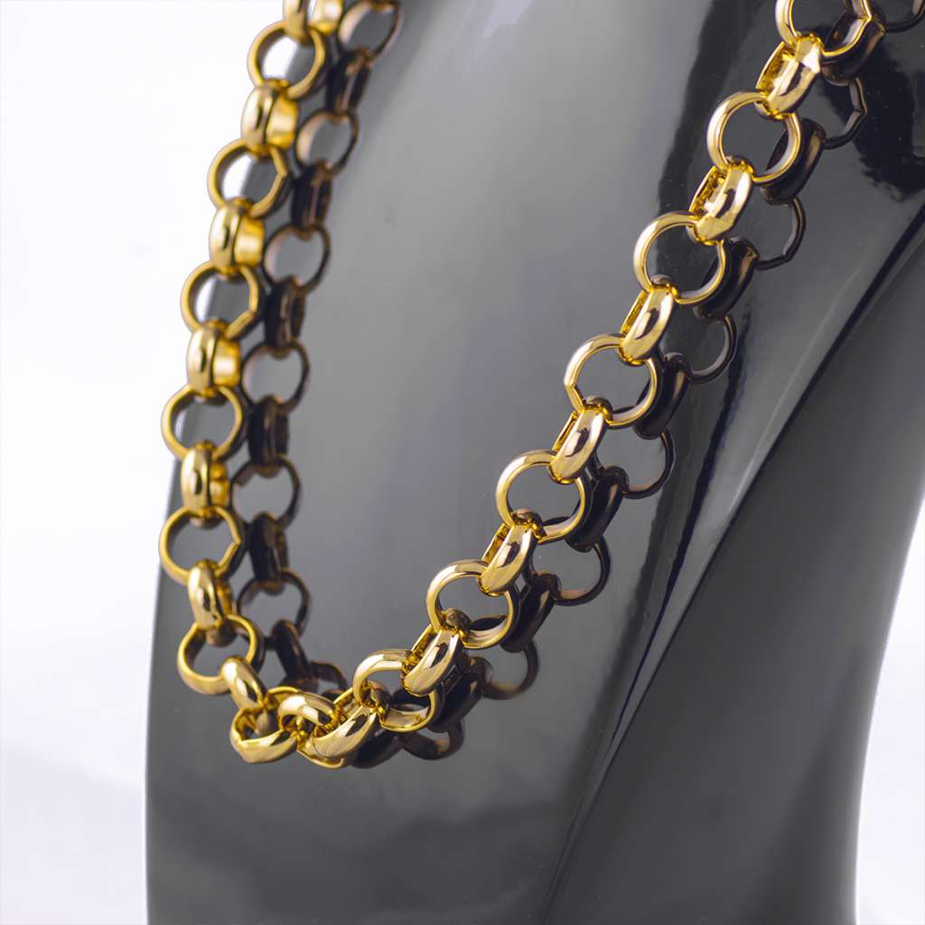 18ct Gold Bonded 24 Inch Large Belcher Chain - JV Jewellers & Pawnbrokers