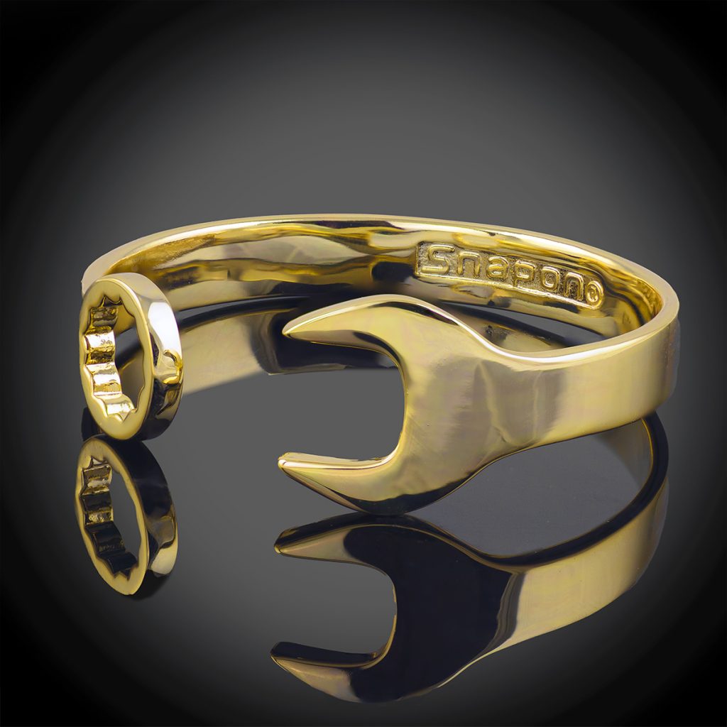 18ct Gold Bonded Large Spanner Bangle - JV Jewellers & Pawnbrokers