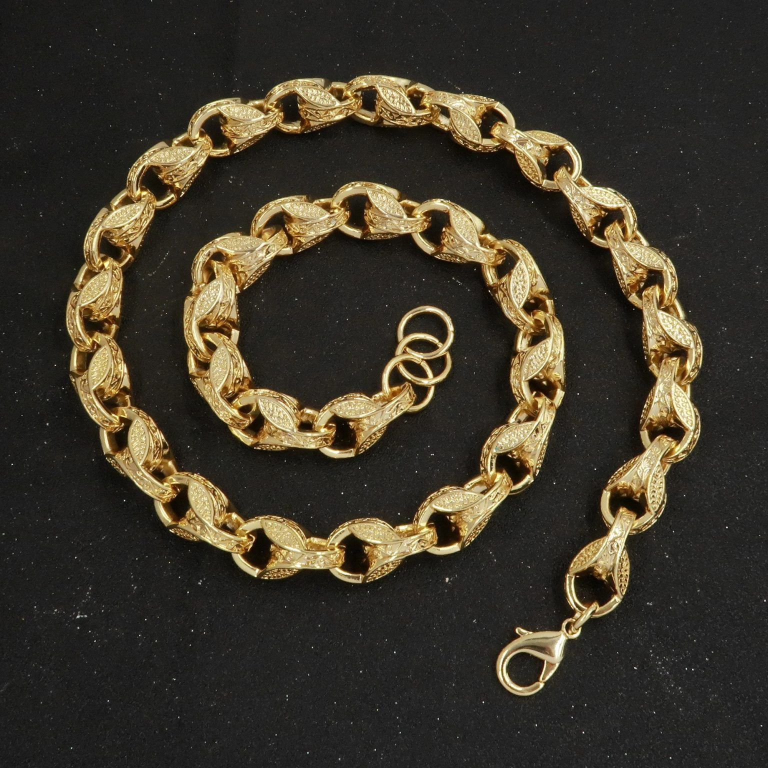 18ct Gold Bonded 28 Inch XXL Tulip Chain - JV Jewellers & Pawnbrokers