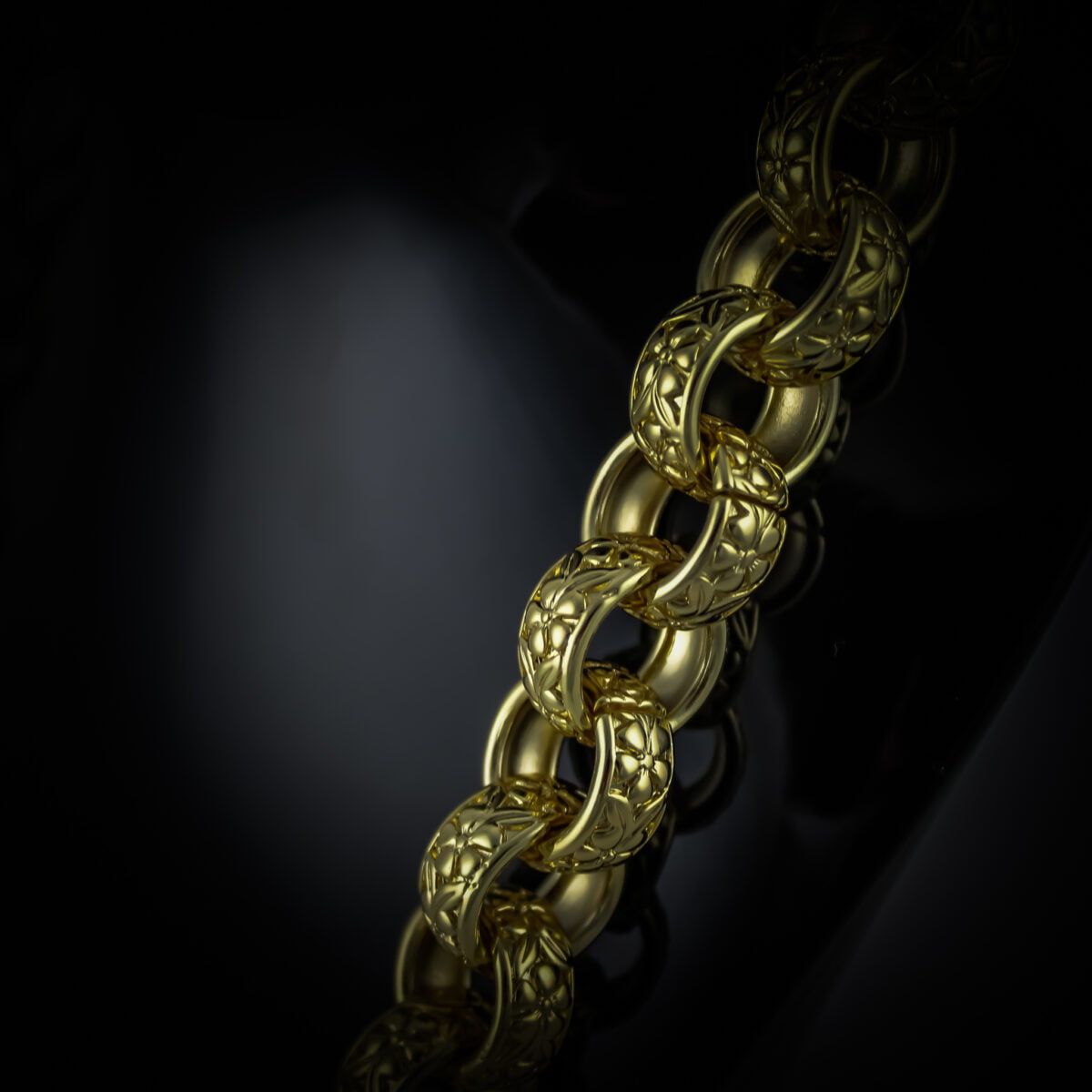 18ct Gold Bonded XXL Belcher Chain