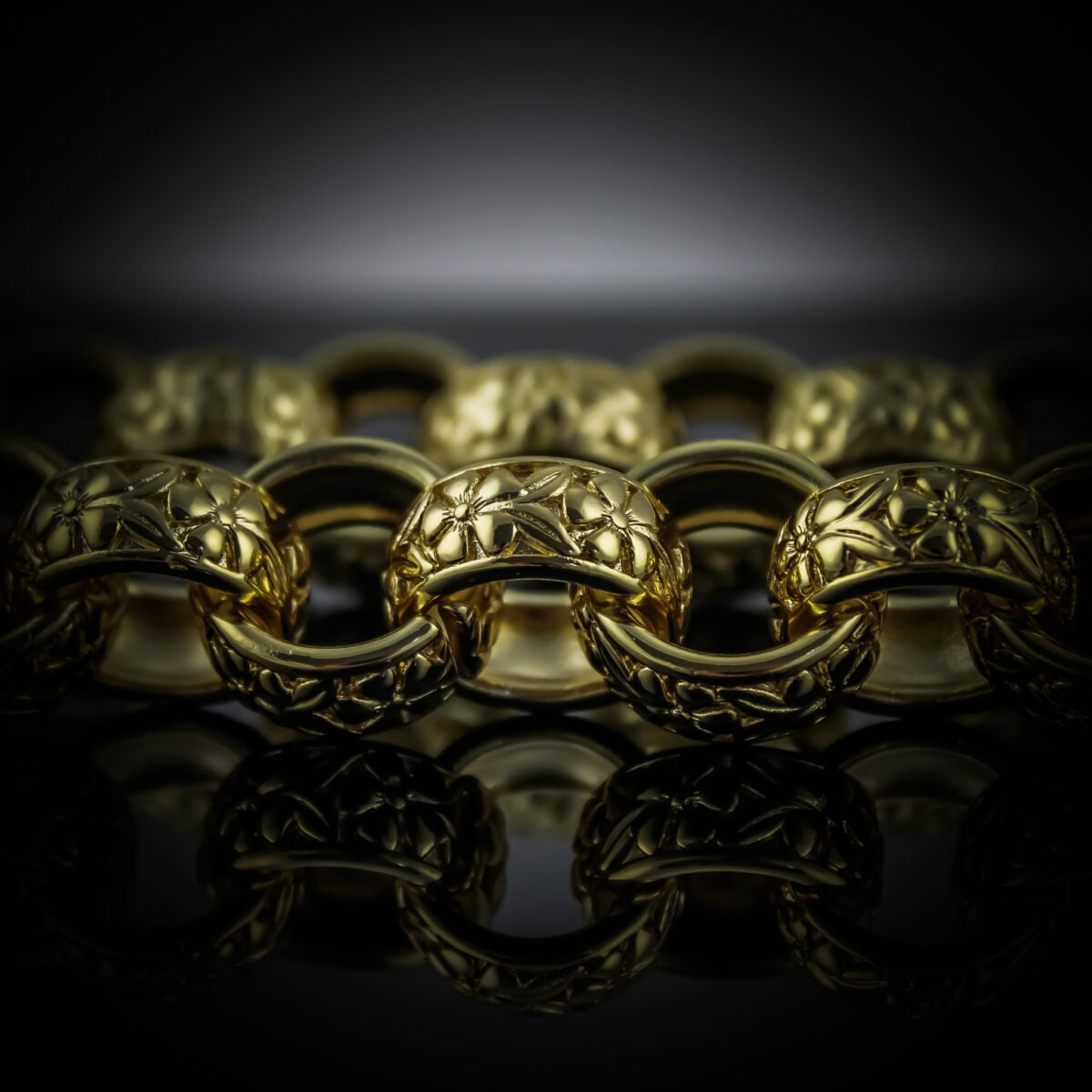 18ct Gold Bonded XXL Belcher Chain