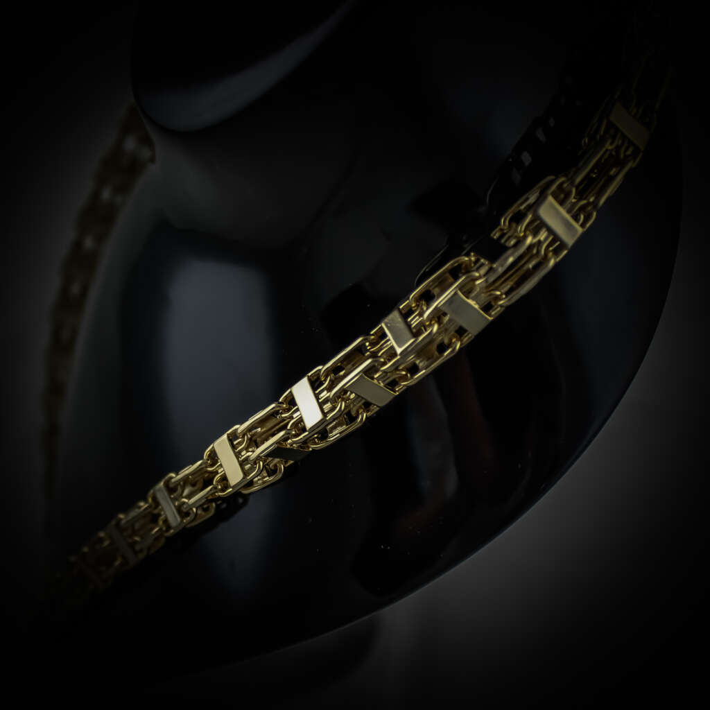 18ct Gold Bonded 30 Inch Cage Chain - JV Jewellers & Pawnbrokers